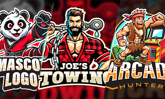 Do mascot cartoon logo design by Lunosify | Fiverr