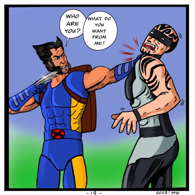 Do comic art comic illustration mana art mana illustation cartoon art ...