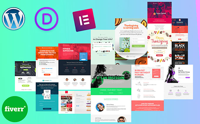 High converting wordpress elementor landing page design by Hemayet180 | Fiverr