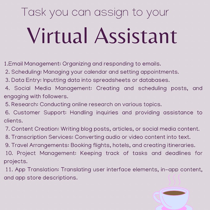 Versatile virtual assistant for all your business needs by Kimberlly21 ...