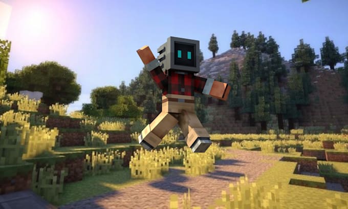 Make 3d rendering your minecraft skin by Nakemaworld | Fiverr