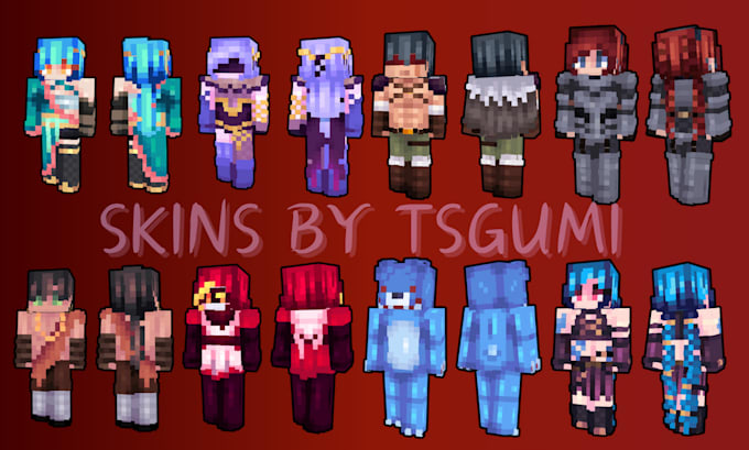 Design you a high quality minecraft skin by Kyokokirigiri | Fiverr