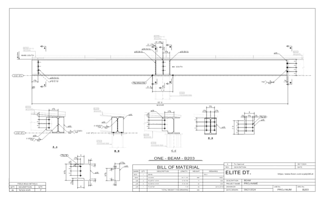 Aisc steel fabrication shop drawings using tekla by Elitedetailings ...
