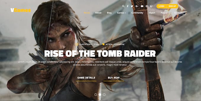 Create a professional portfolio website for you html css by Vmjohnvm | Fiverr