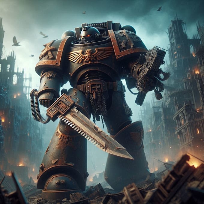 Create your favorite warhammer 40k character by Oacianoguar | Fiverr