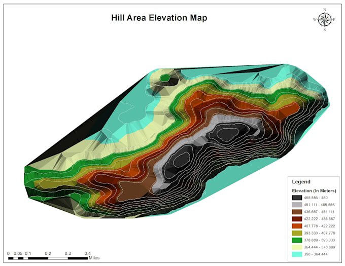 Create tin and dem maps using gis for your project by Sanaktk001 | Fiverr