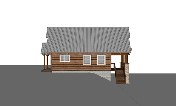 Do 2d or 3d timber frame, wood structure, trusses plan design with 3d ...