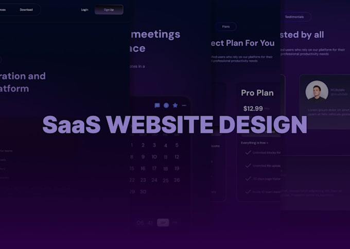 Do web ui ux, saas ui ux, and app ui ux design by Shahabud_din | Fiverr