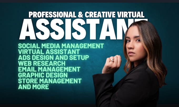 Be a creative virtual assistant for your social media and business tasks by Digital_drifts | Fiverr