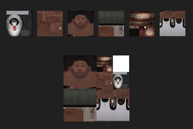 Create texture atlas for 3d model by Hamzasajid740 | Fiverr