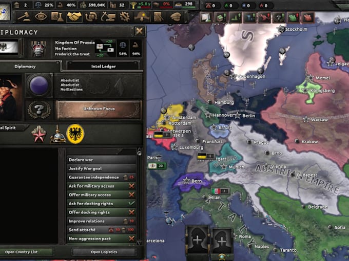 Create a top notch hearts of iron4 mod, focus tree, vanilla style hoi4 ...