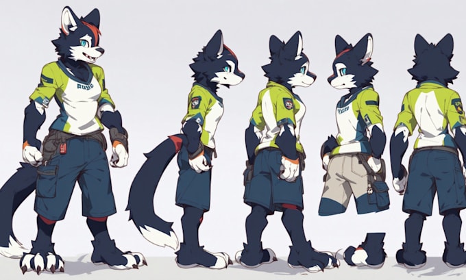 Do furry art ,furry character,furry reference sheet and furry nsfw by ...