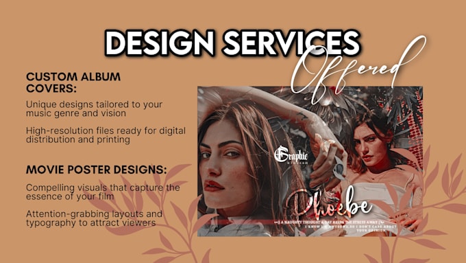 Create custom album covers and movie posters by Graphicblossom | Fiverr