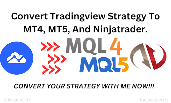 Code and convert tradingview pine script to mt4 and ninjatrader by ...