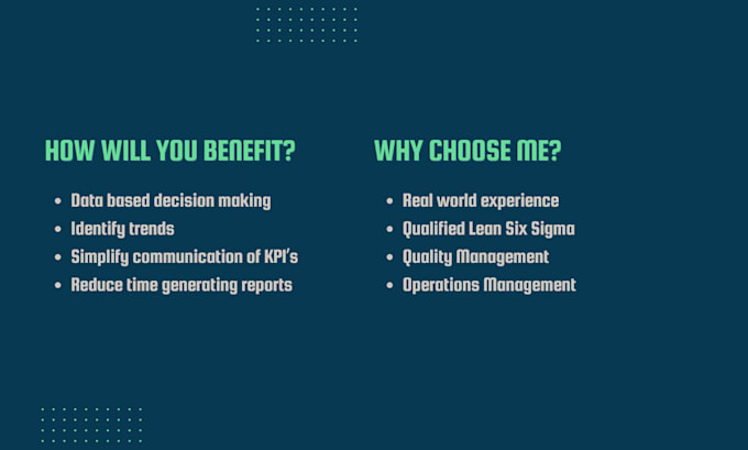 Create automated excel dashboard for kpi monitoring by Smartcreatex | Fiverr