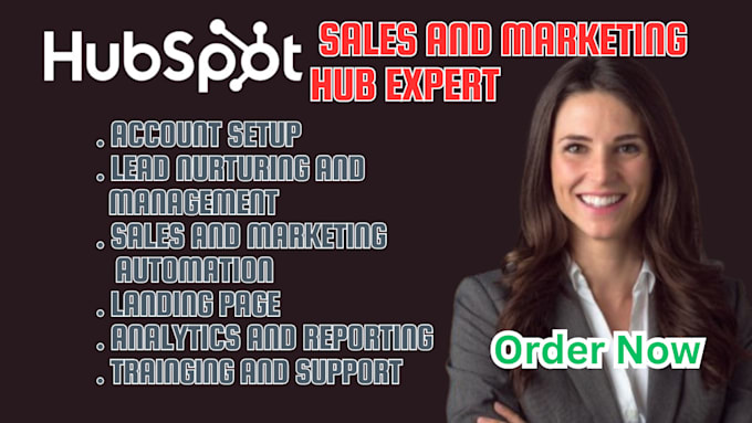 Setup hubspot sales hub, pipeline, automation, workflow for maximum ...