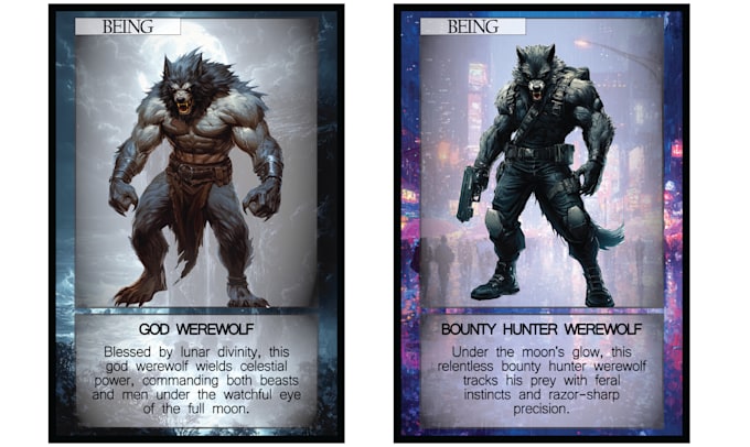 Create custom character cards by Frankfor5 | Fiverr