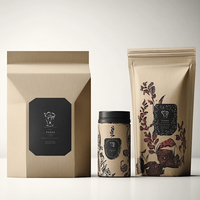 Draw product packaging design, pouch design and bag design by Sumodr ...