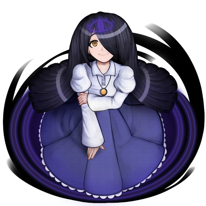 Draw danganronpa original character sprites by Bizoo0o | Fiverr