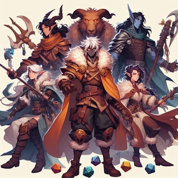 Draw splash art and fantasy concept art dnd illustrations by ...