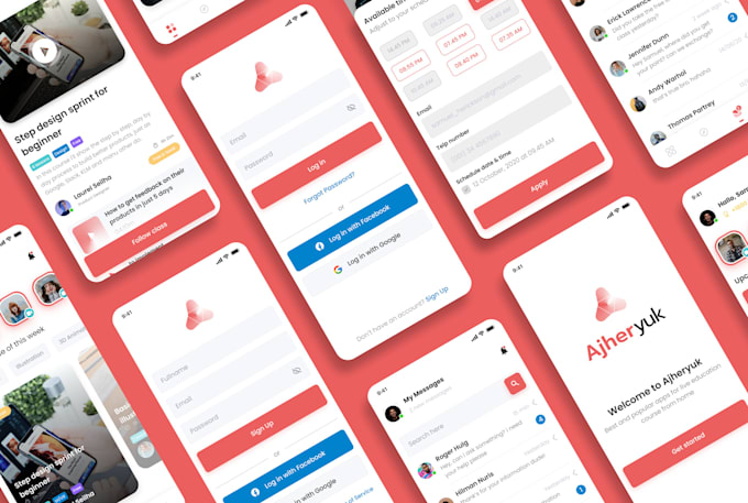 Do ui ux, website design, dashboard ui design, app ui design by Logomart9 | Fiverr