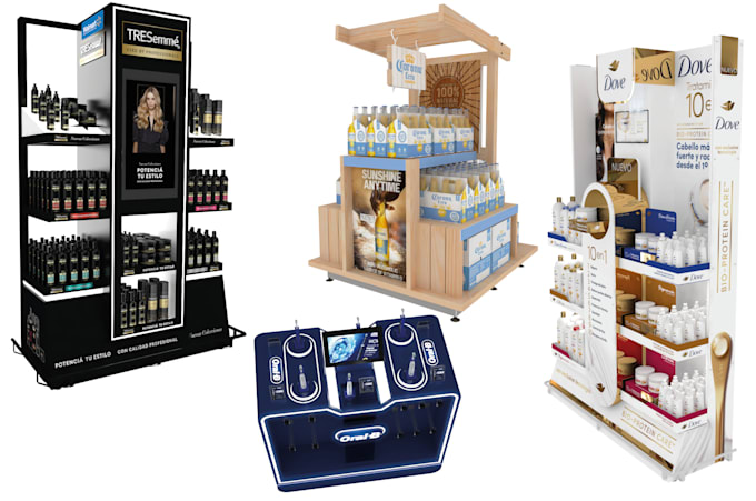 Design stunning posm, pop, and product displays for mass consumption ...