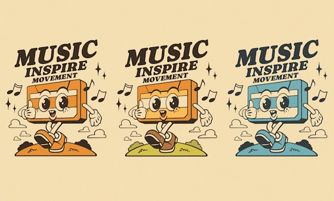 Create retro 80s design for t shirt, merch and packaging by Ozi_azka ...