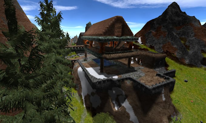 3d game environment, 3d game map, terrains, level design for unreal engine game by Lihams_dev ...