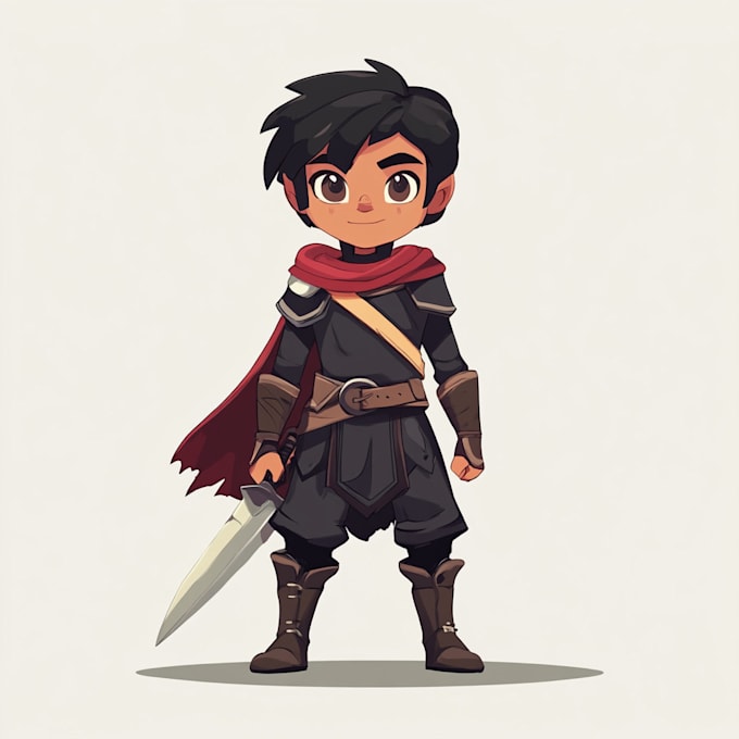 Create game asset, 2d character sprite sheet for your game by ...