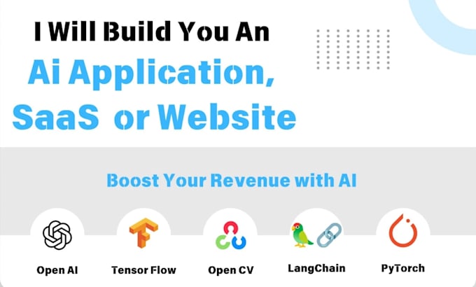 Develop ai app, ai saas, ai web application, llm ai software developer by Weprowork | Fiverr