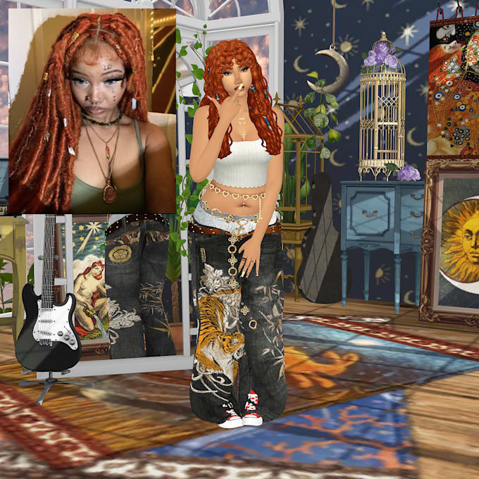 Create a custom sim based on a reference by Bvnbuns | Fiverr