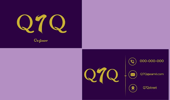 Do custom business card by Q_q777 | Fiverr