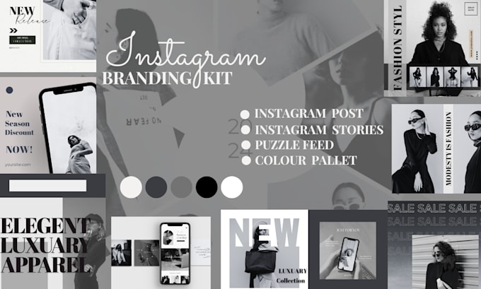 Design a creative instagram branding kit on canva by Wajeehanabee198 ...