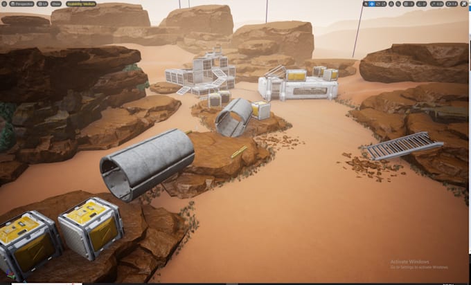 Create 3d unreal engine environment, terrain levels for games by Hassan_ali3d | Fiverr