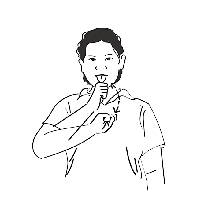 Custom sign language illustrations by Shaniawulan21 | Fiverr