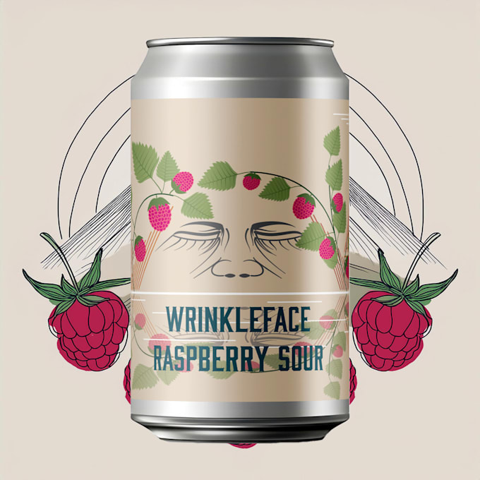 Design custom print ready beer labels by Arvinrz | Fiverr