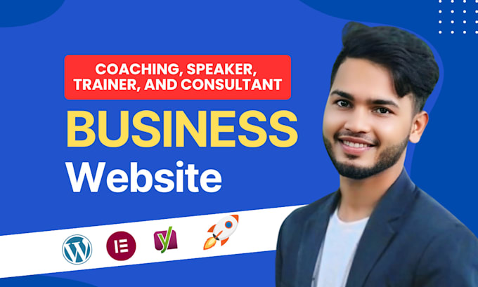 Professional coaching, speaker, trainer, and consultant website design by Mrnayemakon | Fiverr