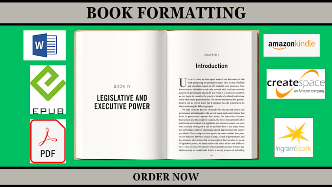 Do book formatting, editing proofreading book layout design, kindle ...