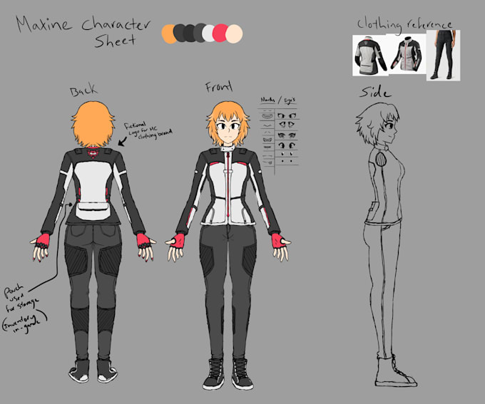 Draw your dnd or indie game character sheet by Andromedaytp | Fiverr