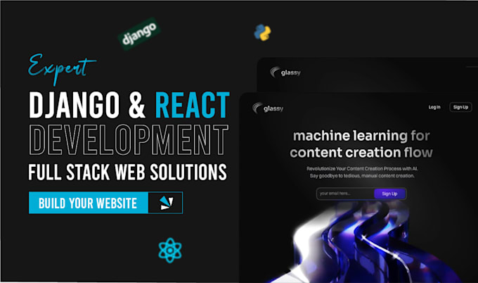 Do professional full stack websites with django react by Nobinawas113 ...