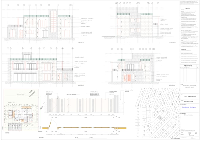 Create detailed architectural drawings using revit by Oliver_hunt4 | Fiverr