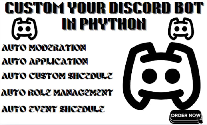 Develop Custom Discord Bot Server Set Up Moderation Scheduling Bot In Python By Enzazo Fiverr
