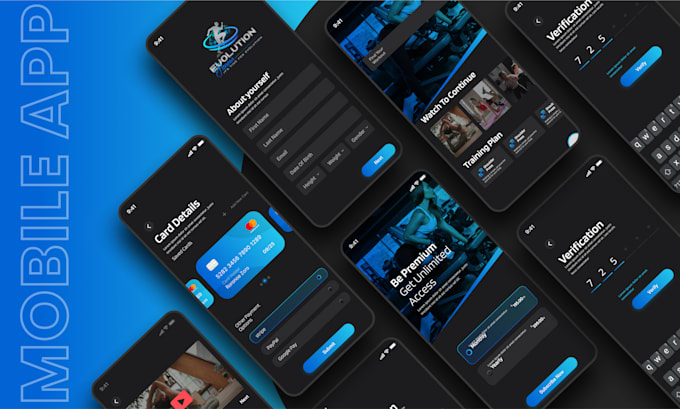 Design modern mobile app mockups in figma, photoshop and adobe xd by ...