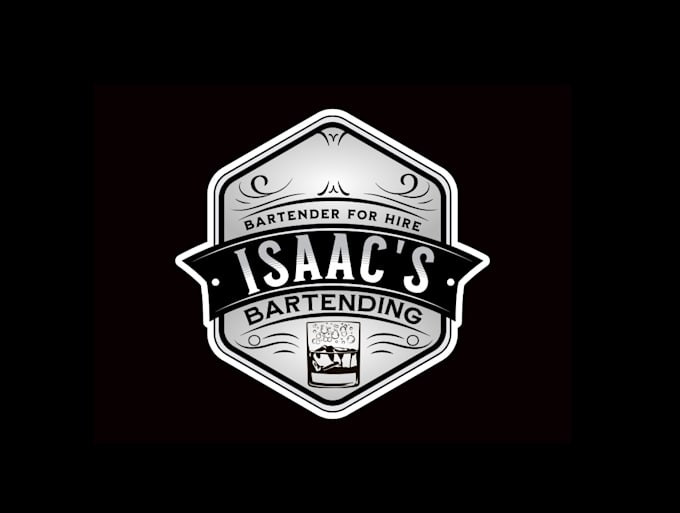 Design high quality excellent bartending logo with free source file by ...