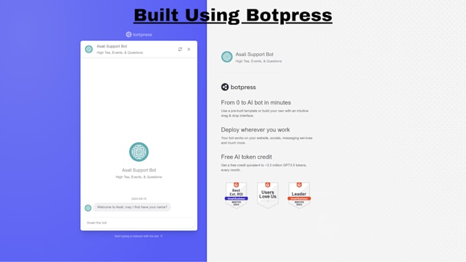 Build a custom ai chatbot with botpress by Reese_ali | Fiverr