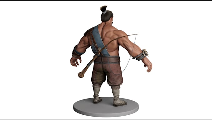 Aaa 3dcharacter model for game and video, mmrpg model, human texture ...