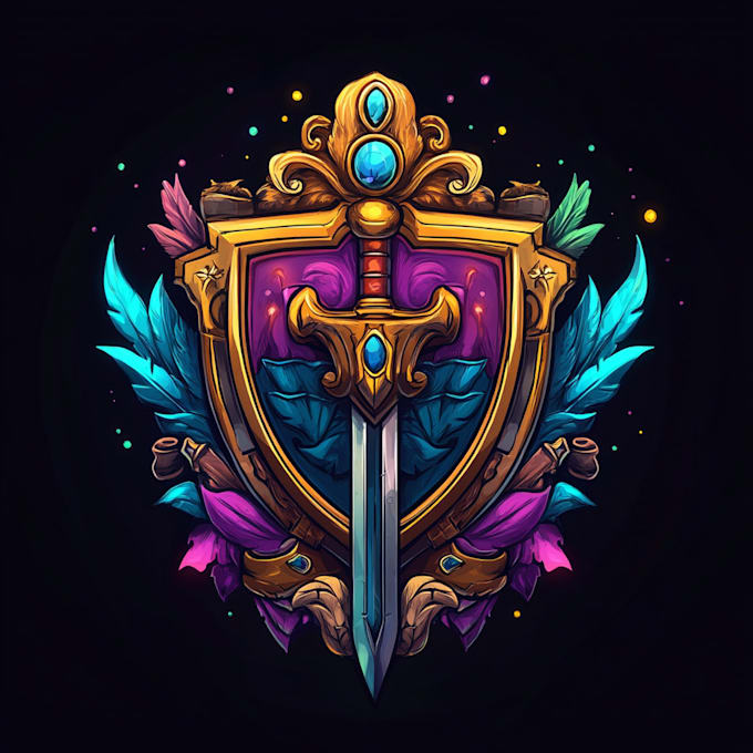 Do unique medieval, fantasy, game title logo by Jonellray | Fiverr