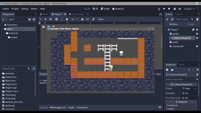 Develop a fully functional 2d game in godot engine for you by Biryani_murd | Fiverr