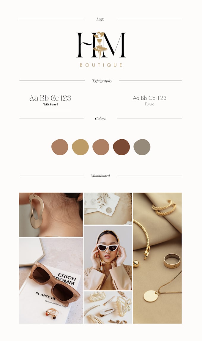Design a professional brand identity logo , branding , palettes and ...