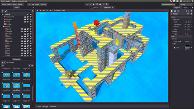 Game map,gdscripts,blueprints and environments,terrain design in godot ...